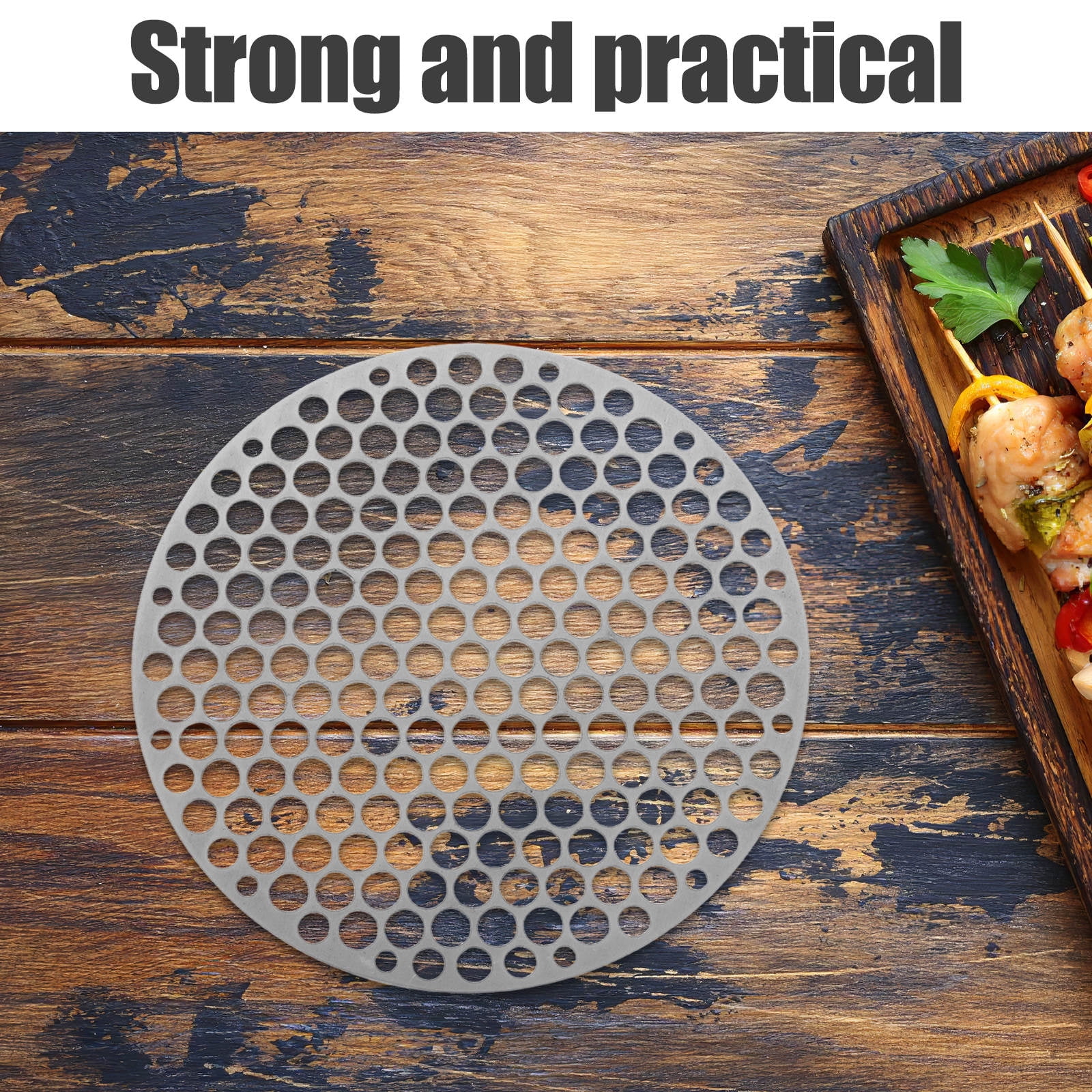 OATIPHO Metal Round Grill Mesh for Bbq Enhanced Airflow and Easy Food ...