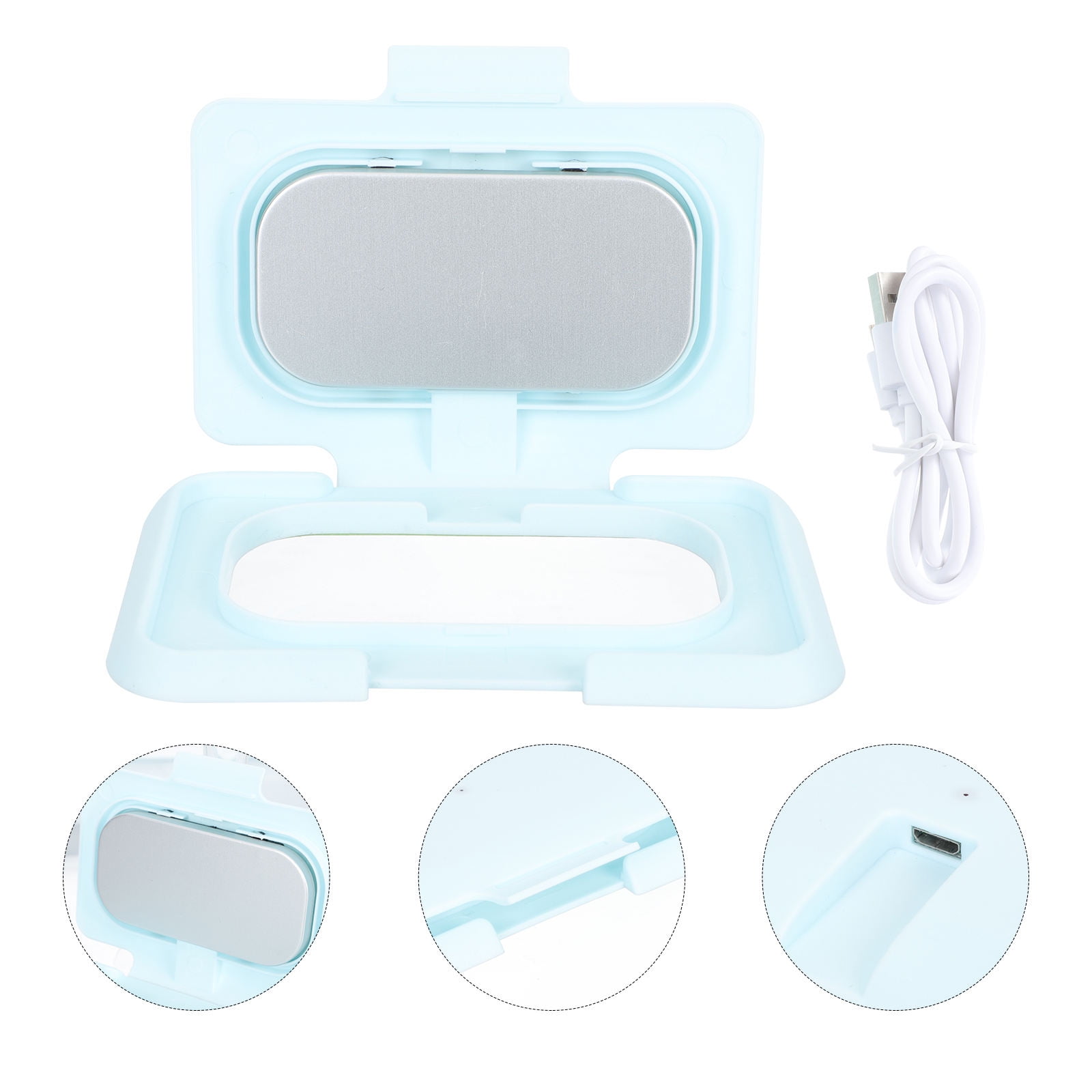 MUSEYA Baby Tissue Warm Machine Portable Wipe Warmer in Pink 11x8cm ...