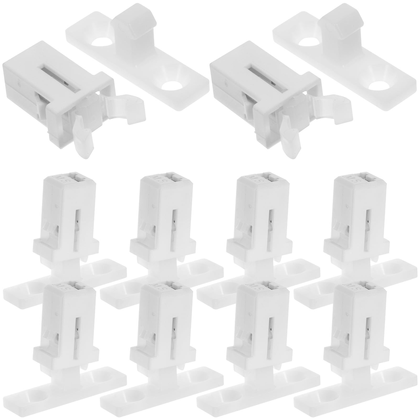 MUSEYA Back to School 10sets Push Latches Secure Trash Can Lid Locks ...