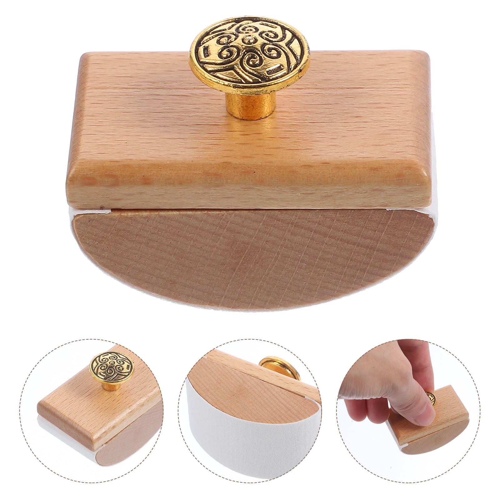 OATIPHO Portable Wood Rocker Blotter with Ink Absorbent Paper Tissue ...