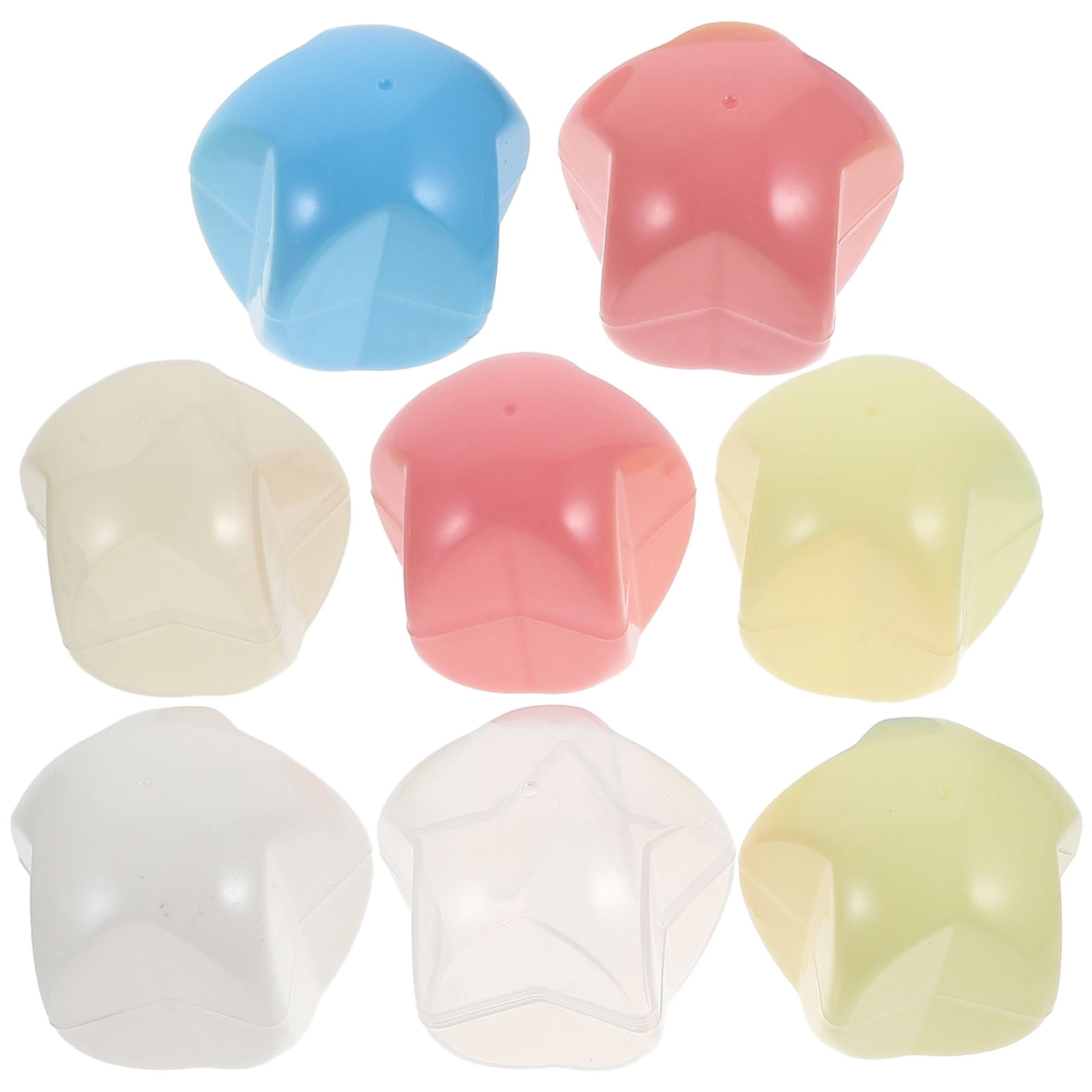 MUSEYA Capsules Shaped Candy Boxes for Storage Assorted Color Plastic ...