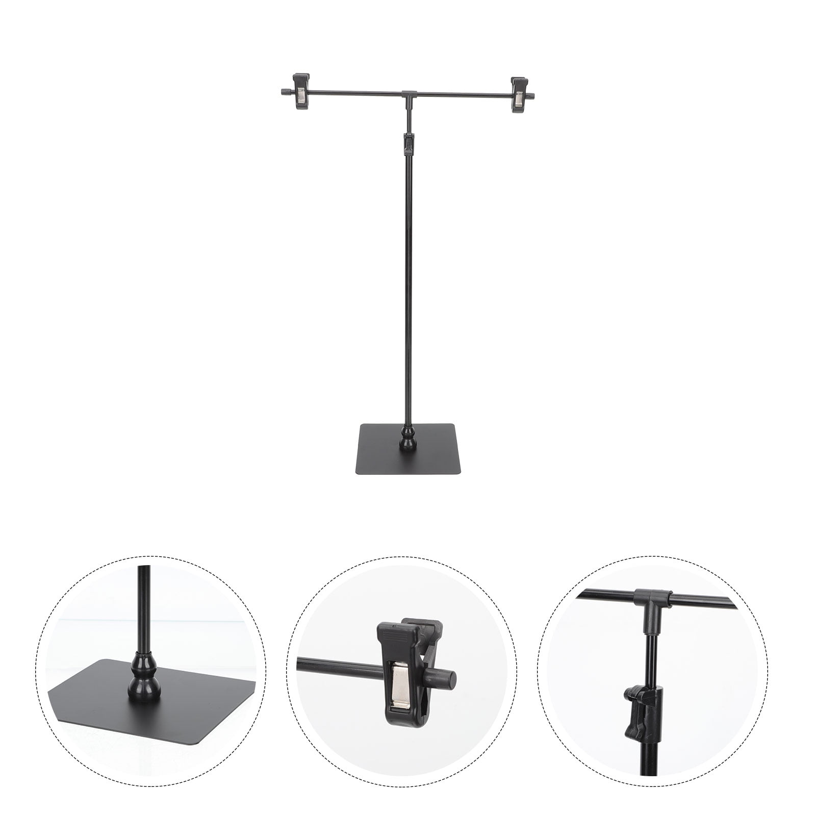 MUSEYA Card Rack Display Stand T Shape Adjustable for Business Owners ...