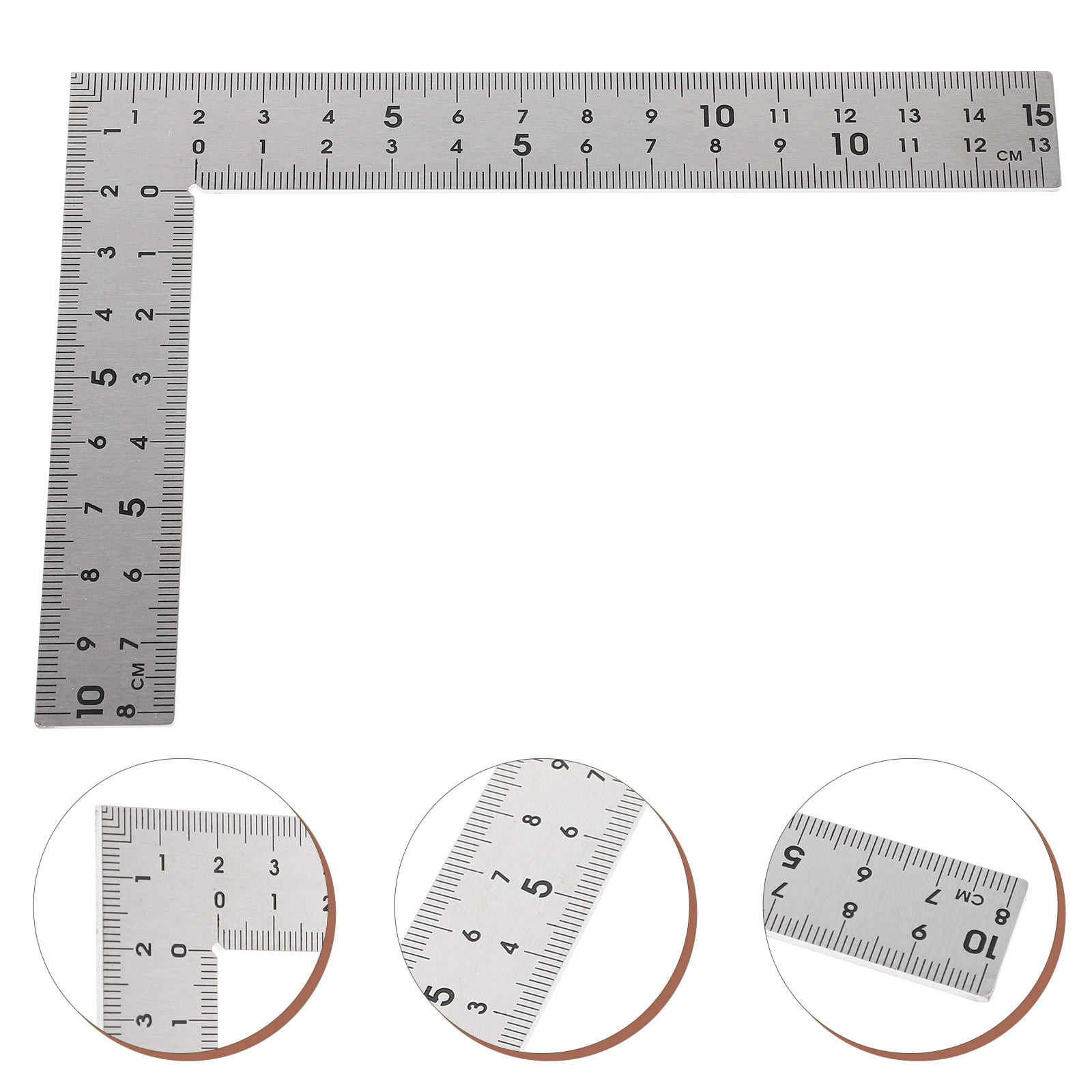 MUSEYA Carpenters Tools Stainless Steel Measuring Square for Accurate ...