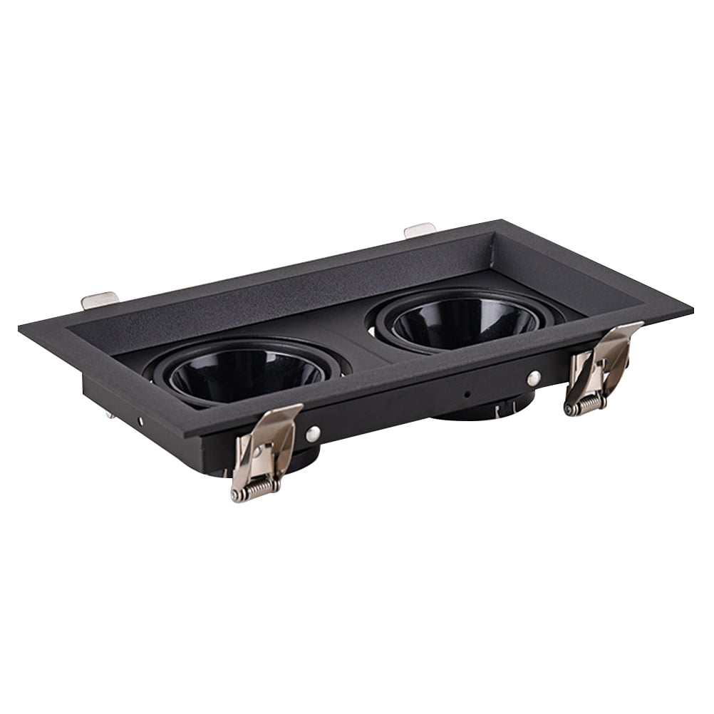 MUSEYA Ceiling Spotlight Fittings Spotlight Light Frame Metal Black ...