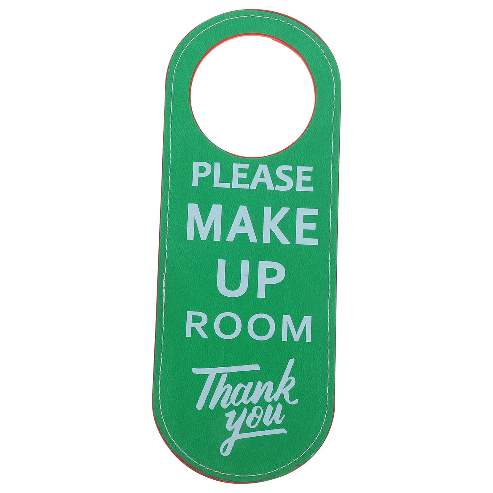 MUSEYA Do Not Disturb Double Sided Sign Leather Assorted Color 1Pack ...