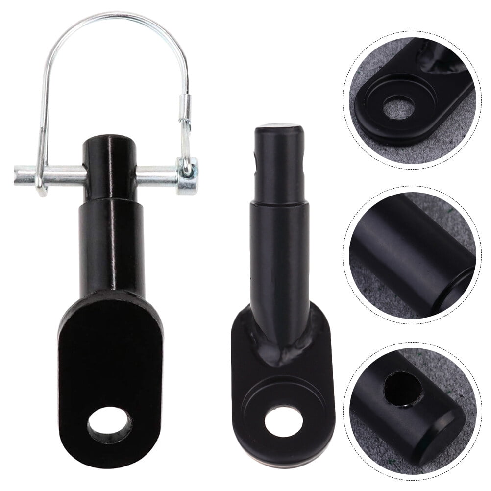 OATIPHO 2Pcs Bike Trailer Hitch Connector Black Cycling Adapter Coupler ...