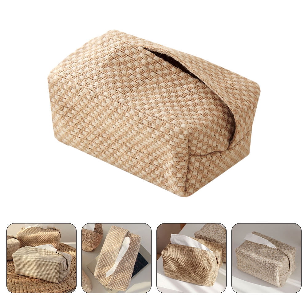 OATIPHO 1Pc Practical Khaki Cloth Tissue Storage Bag for Restaurant ...