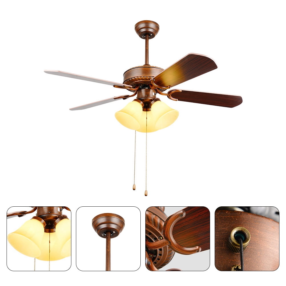 MUSEYA Farm House Ceiling Fan for Indoor Use Lighting 1Pc - Walmart.com