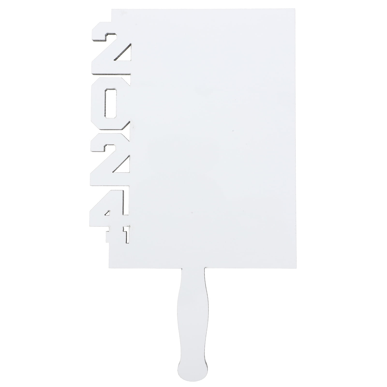 MUSEYA Grad Sublimation Picture Holder Photo Frame Fan White 1Pack ...