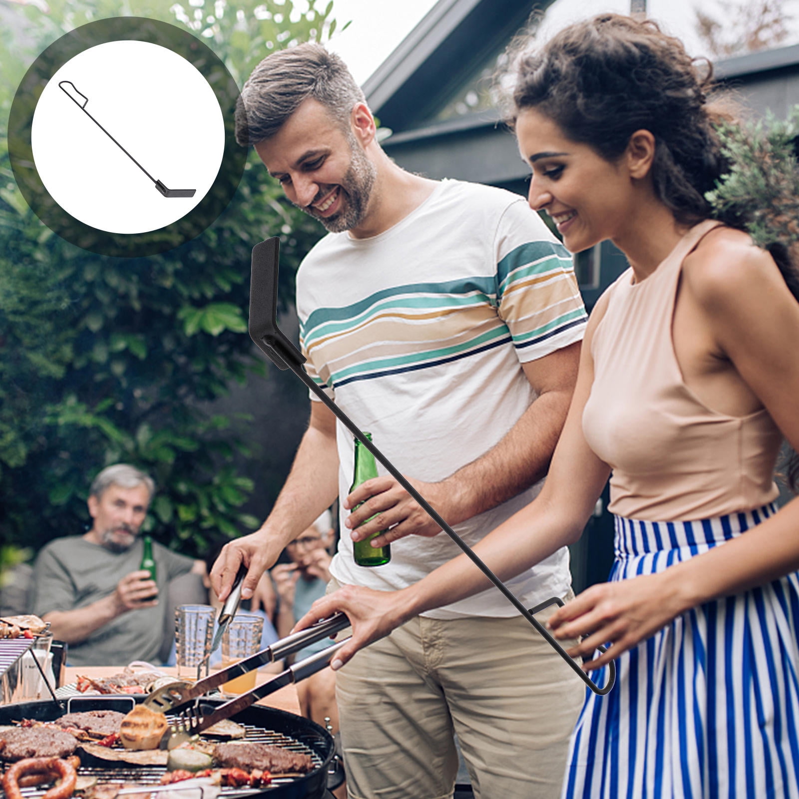 MUSEYA Hand Shovel Rake Durable Multi Purpose Ash Tool For Lightweight ...