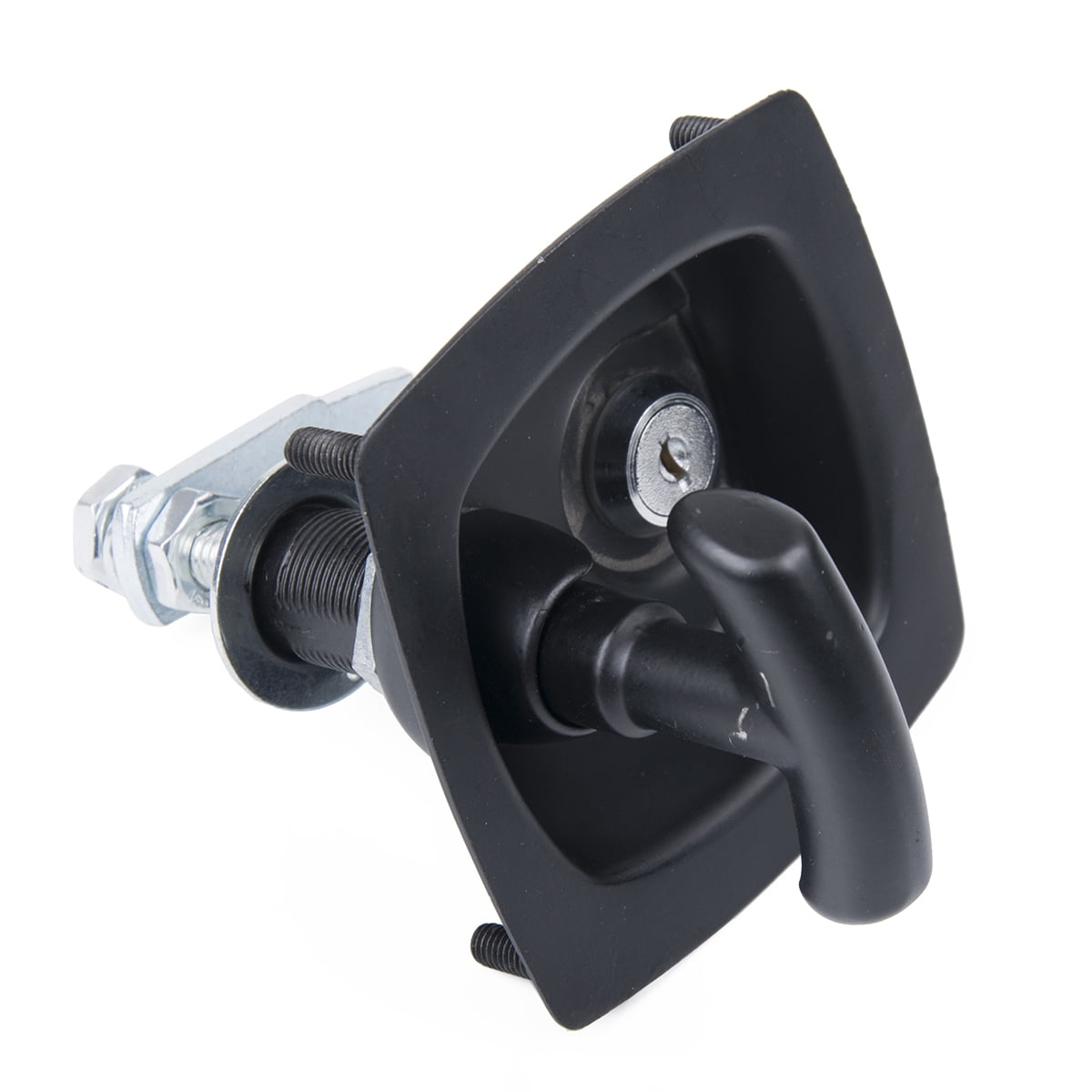 MUSEYA Heavy Duty Black Carbon Steel Trailer Lock for Car Use with ...