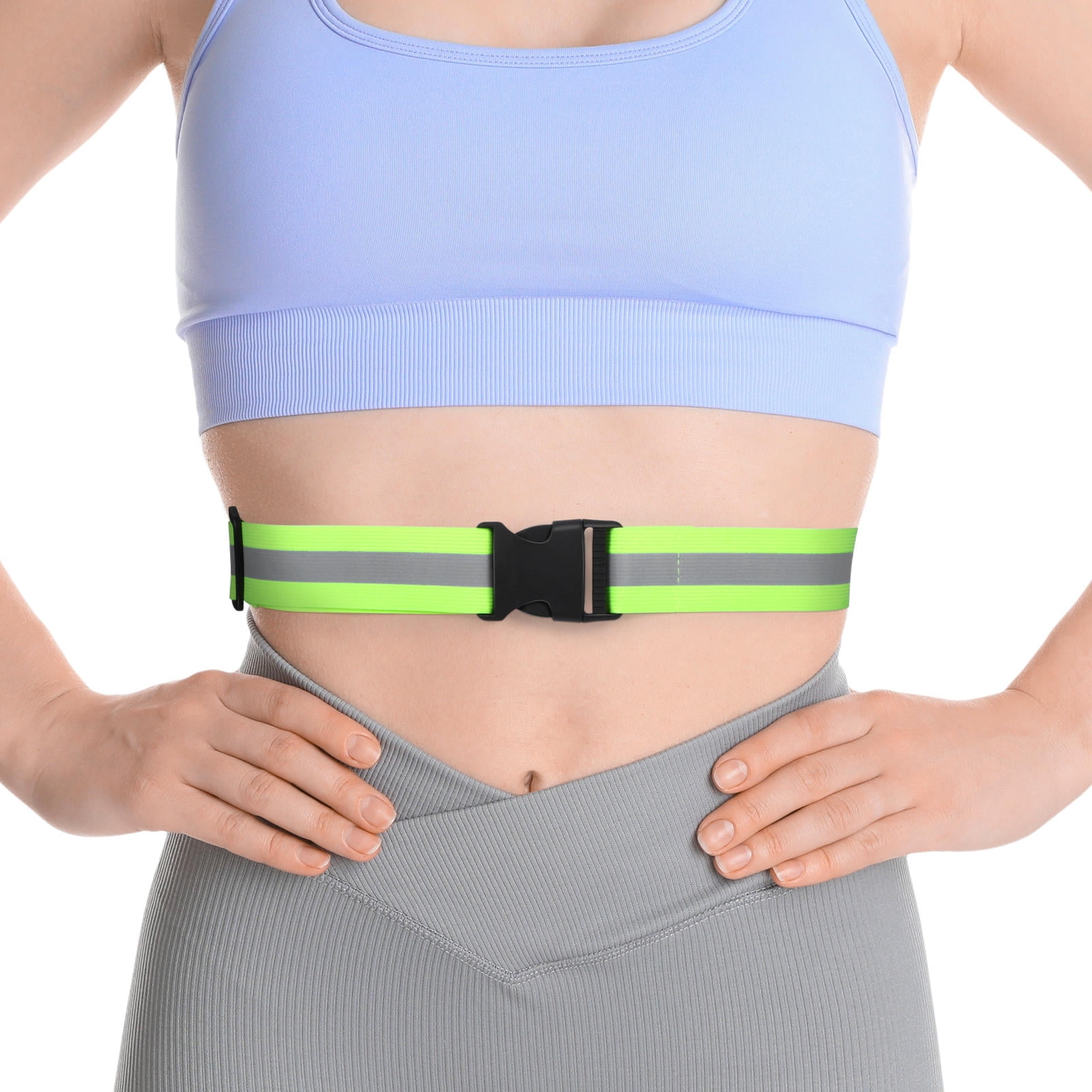 OATIPHO Reflective Belt Green High Visibility Sports Safety Gear for ...