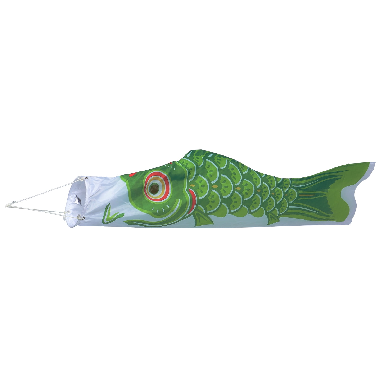 MUSEYA Japanese Style Carp Flags Carp Windsock Green Wind Flying 1Pack ...