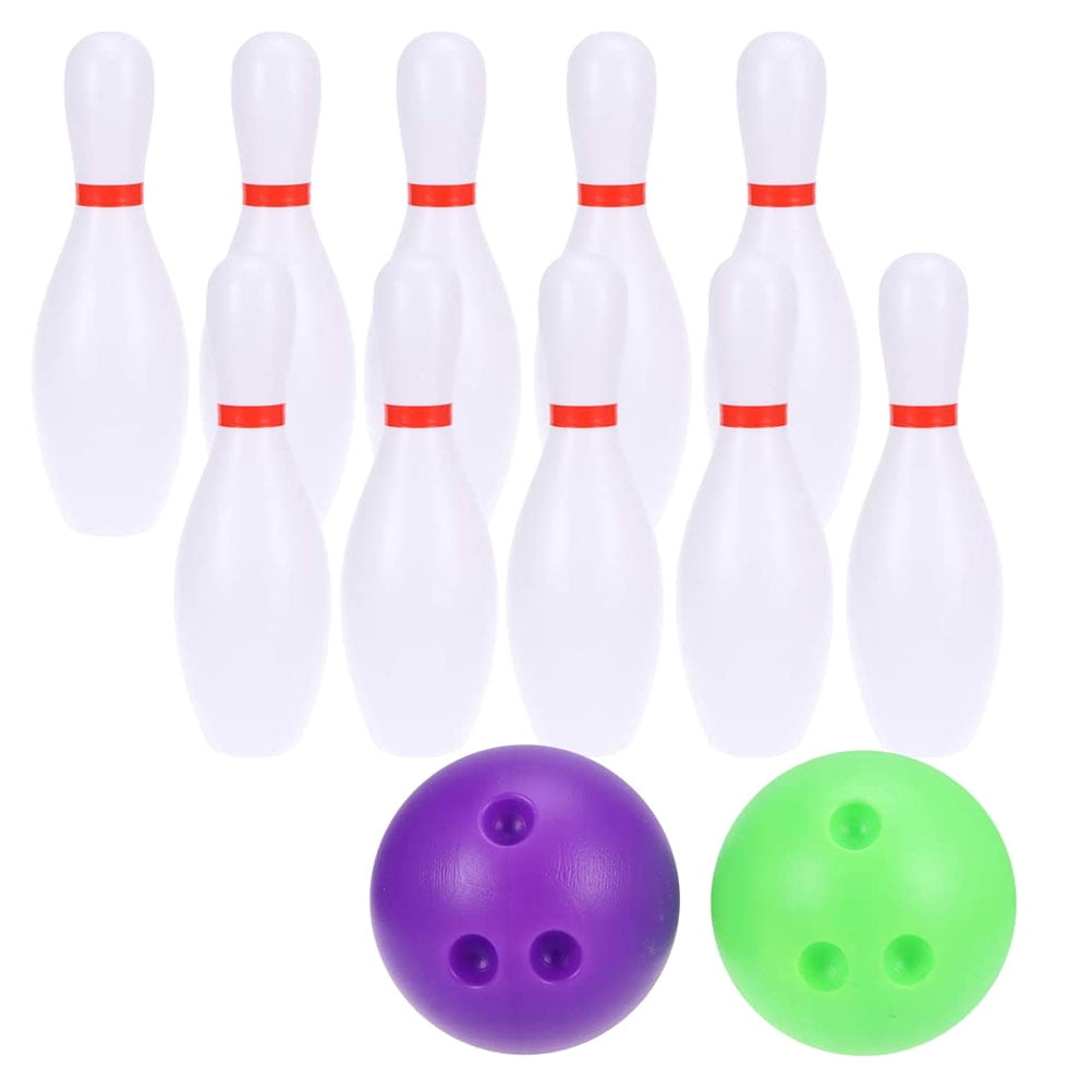 MUSEYA Kids Bowling Toys Bowling Ball Toy Set PVC Random Color 1 Set ...
