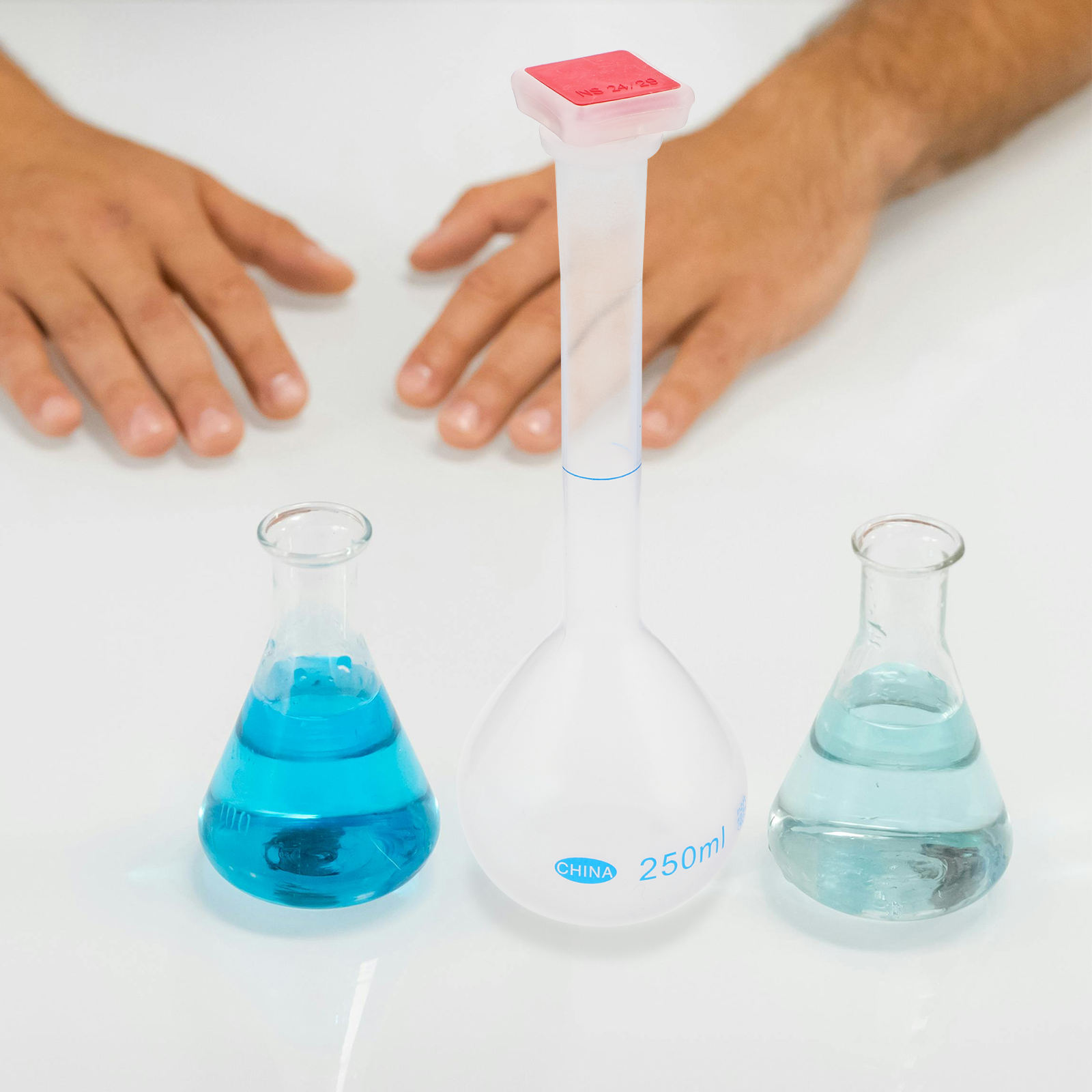 MUSEYA Laboratory Flask Liquid Measuring Cups Plastic Multi 1Pcs ...