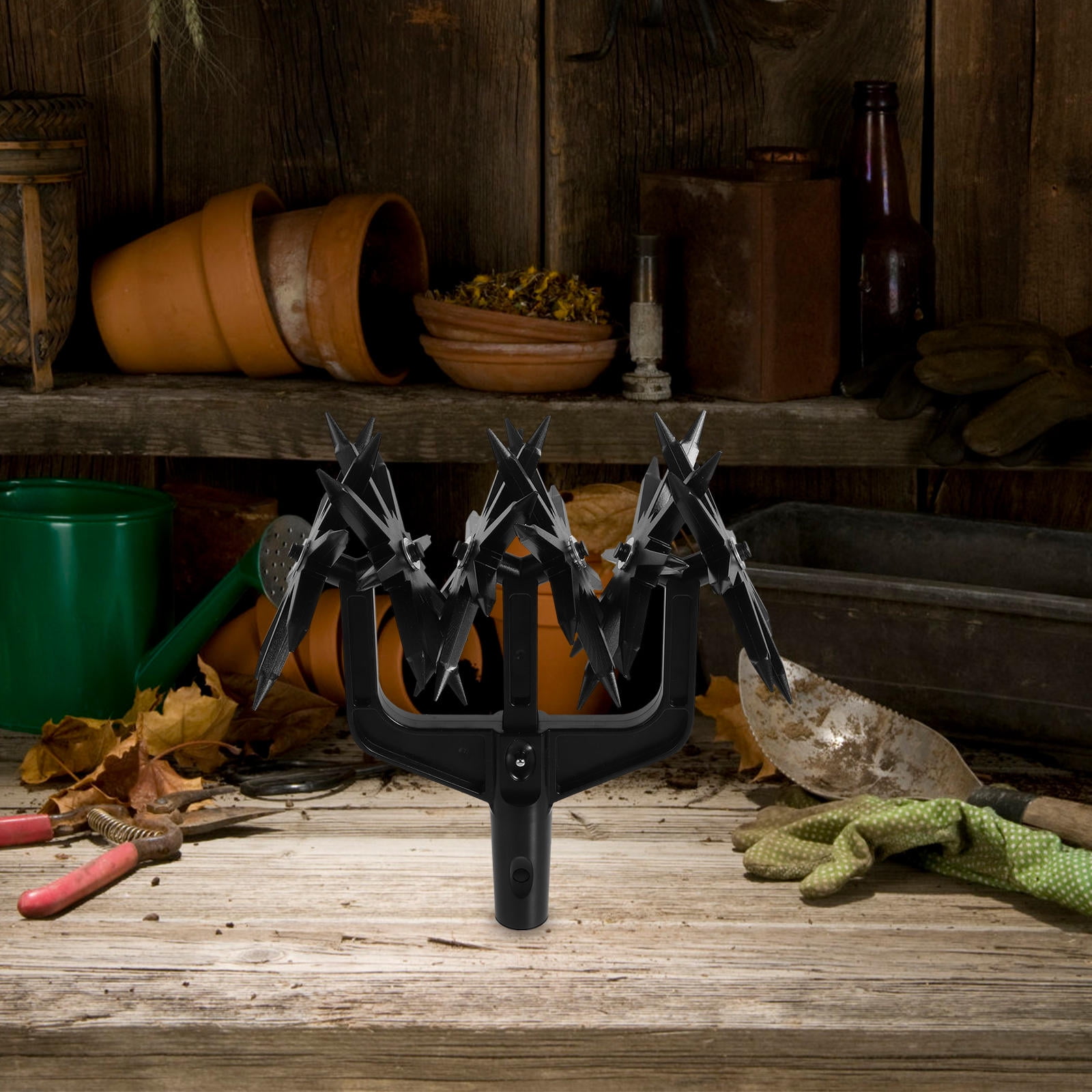 MUSEYA Manual Soil Loosening Device Garden Tiller for Agricultural ...