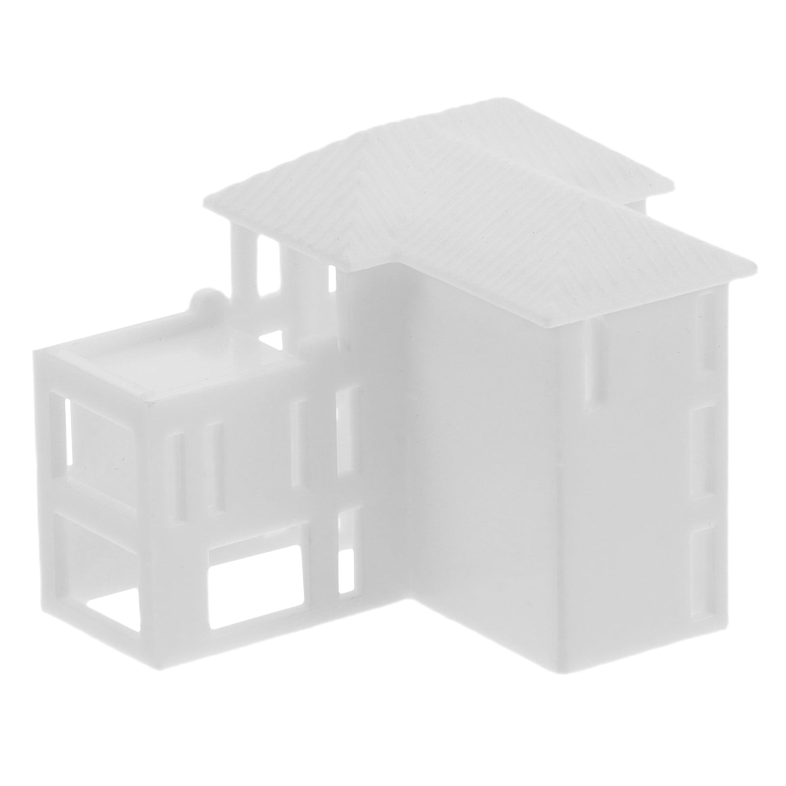 MUSEYA White Plastic Miniature Villa Model for Decoration with Realism ...