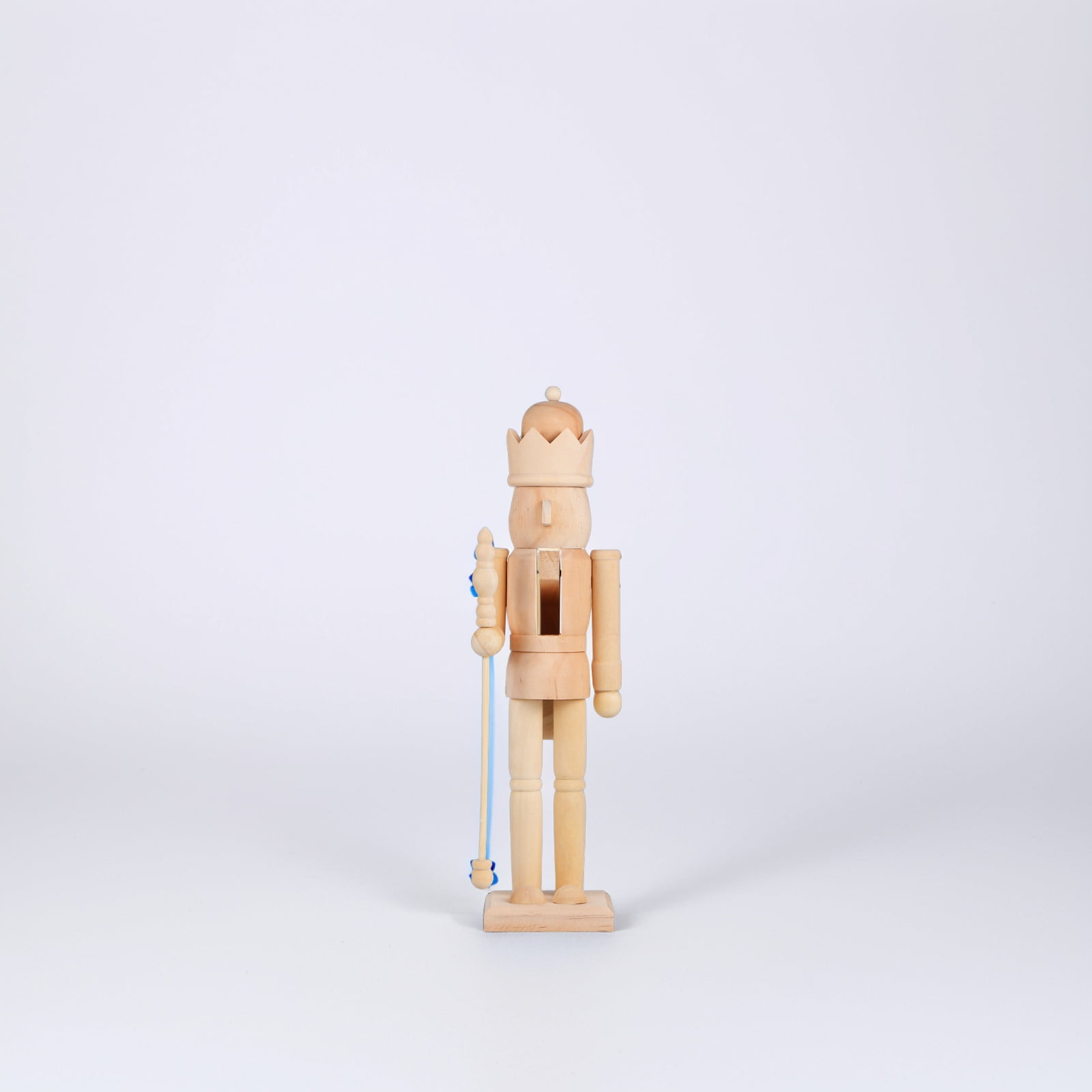 MUSEYA Nutcracker Decor Wood Painting Blank Nutcracker 1 Piece ...