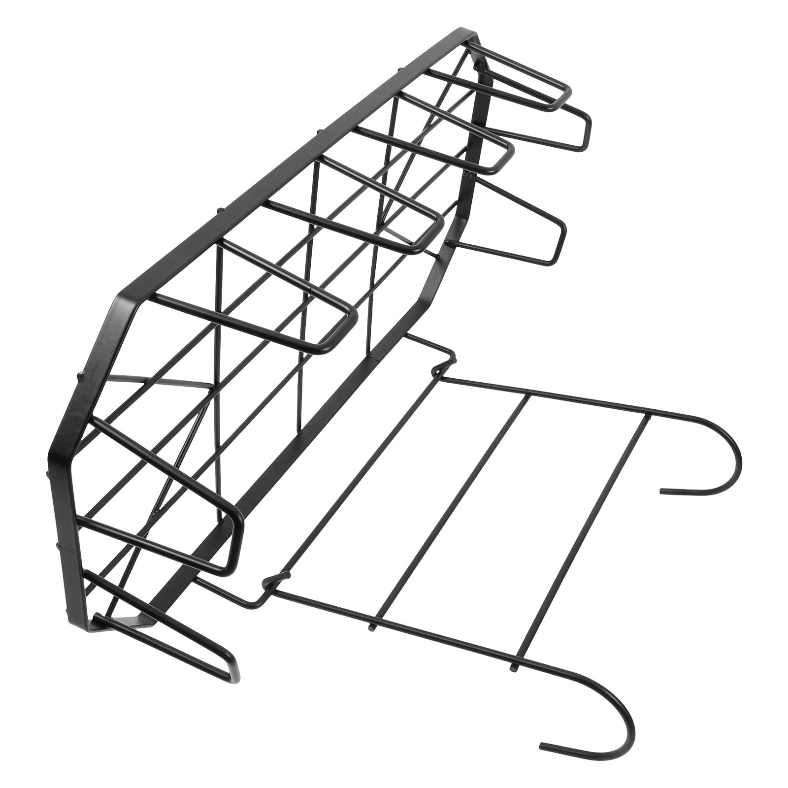 MUSEYA Outdoor Drying Rack Grid Wall Shelf Iron Space-saving for ...