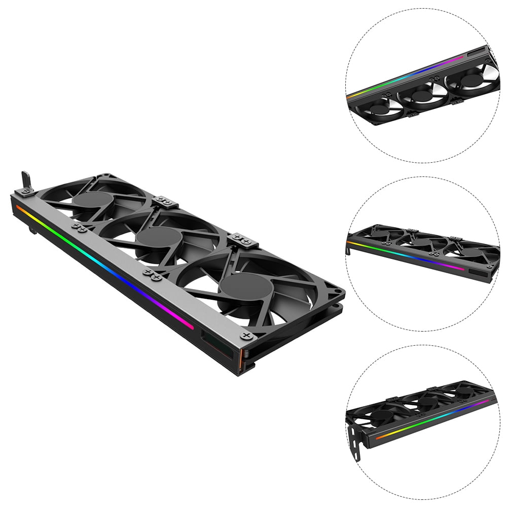 MUSEYA Pcie Cooling Fan Silent ARGB Cooler for Pc Gaming 1Pack ...