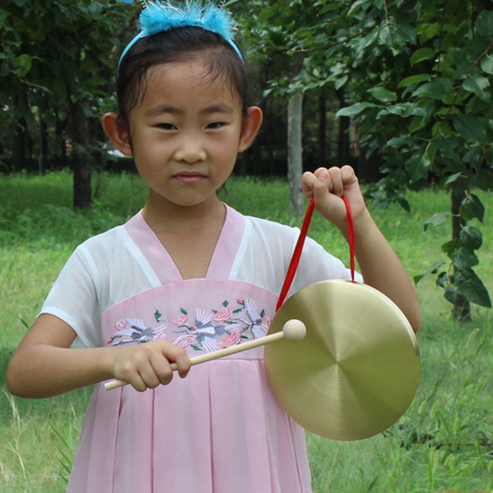 MUSEYA Percussion Instruments for Kids Round Gong for Company Opening 1 ...
