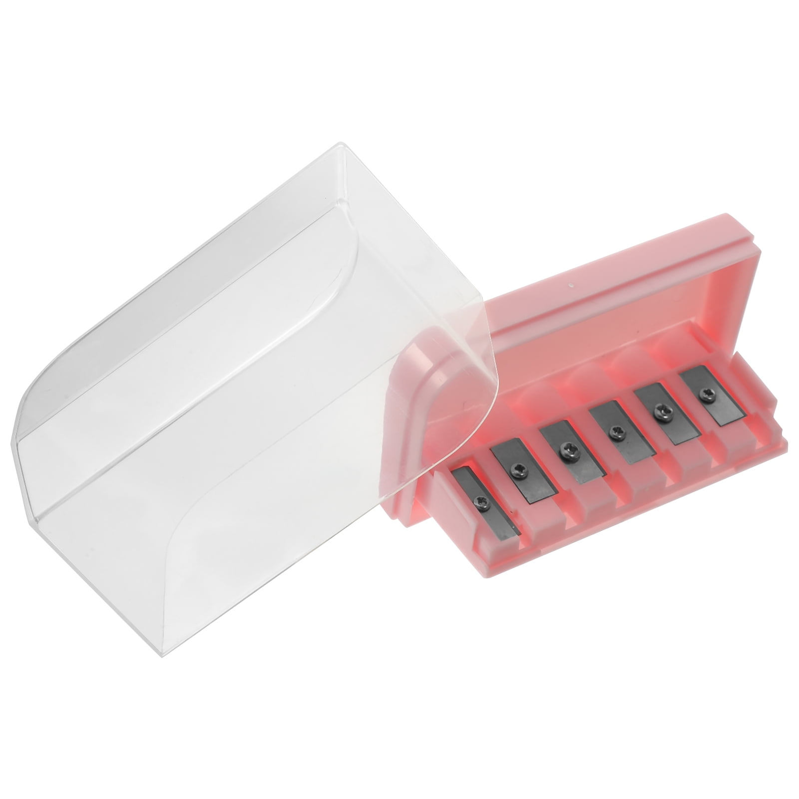 MUSEYA Pink Pencil Sharpener for Daily Use Made of ABS Compact Design 6 ...