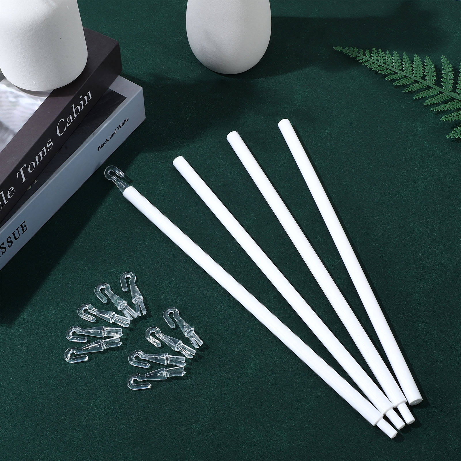 MUSEYA Plastic Blind Stick 1 Set for Window Blinds 117.0x1.1x1.1in ...