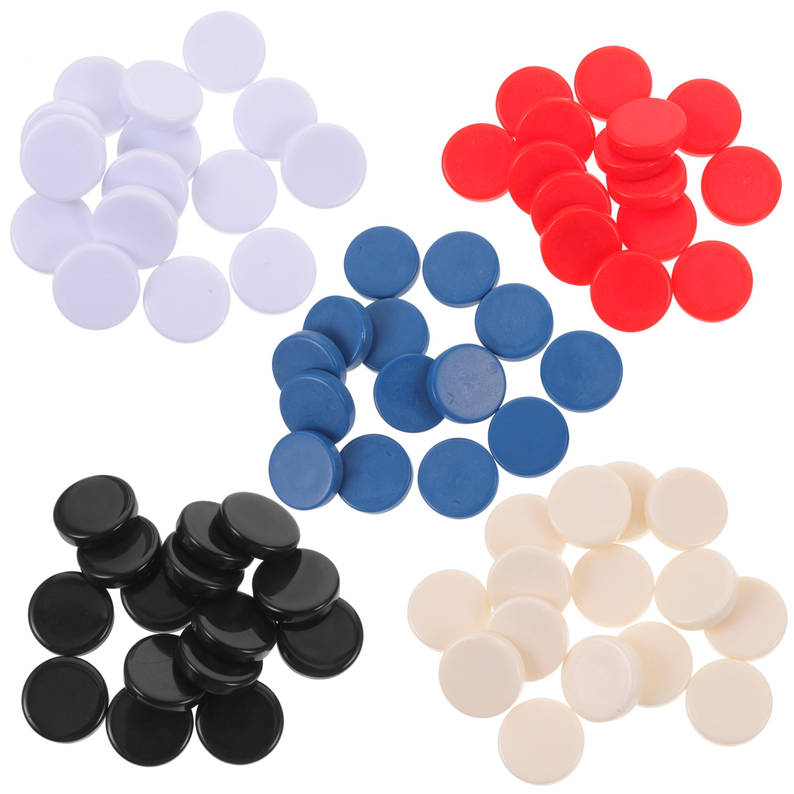 MUSEYA Plastic Game Chips for Kids Playing Assorted Color 75Pcs Perfect ...