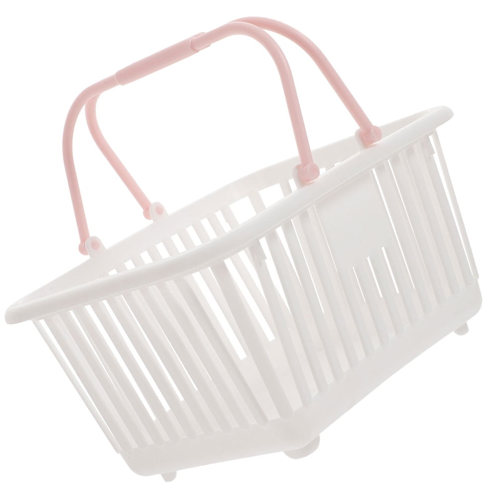 MUSEYA Portable Sundries Basket for Organizing White Rectangular ...