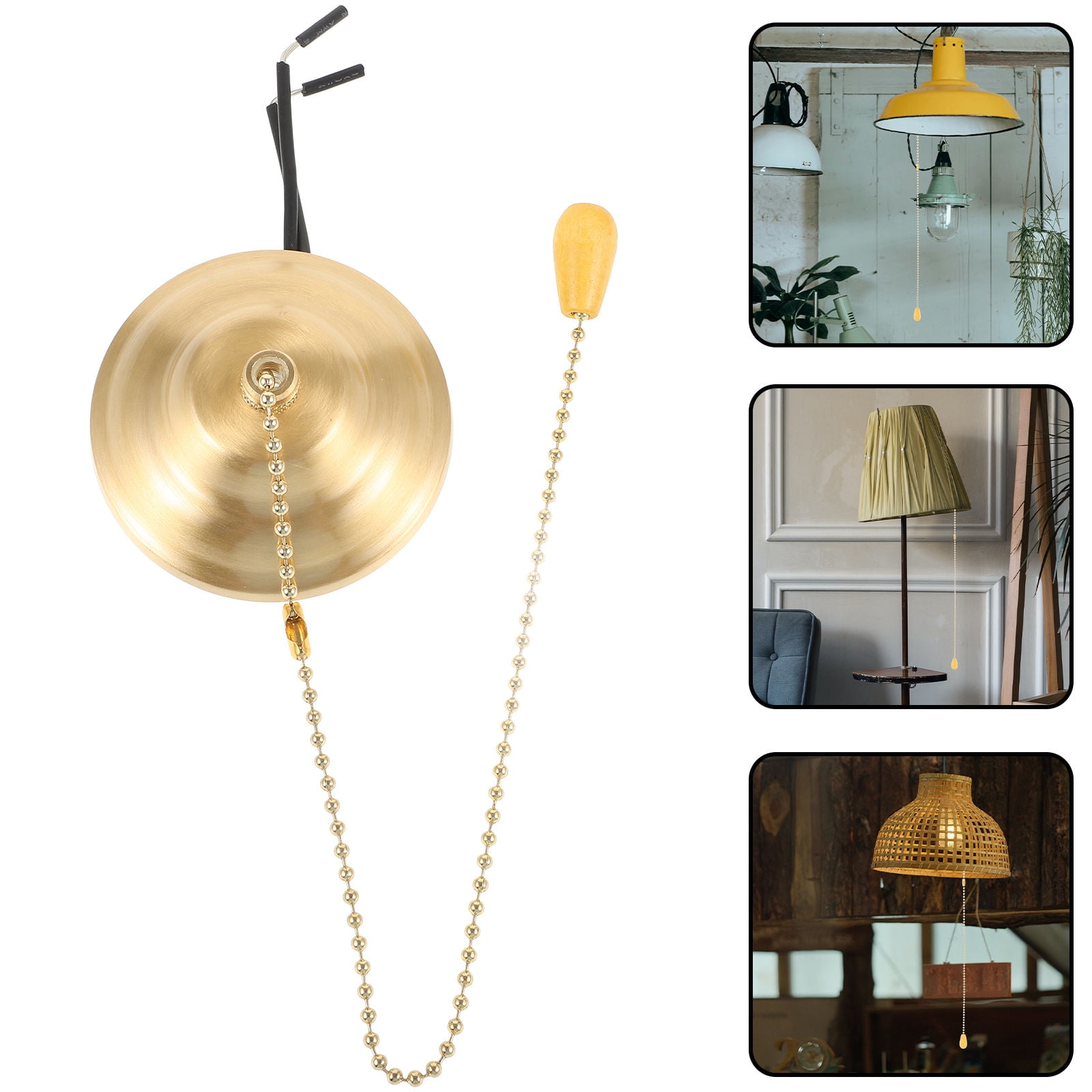 MUSEYA Pull Chain Light Lamp Switch Ceiling Light Pull Chain 1Pack ...