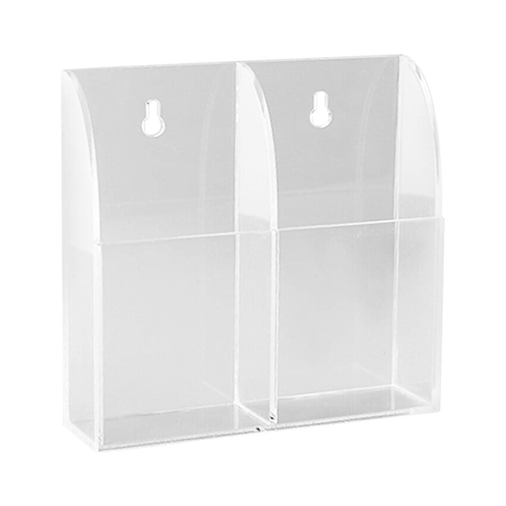 MUSEYA Durable Acrylic Media Organizer with Adhesive Tape for Home ...