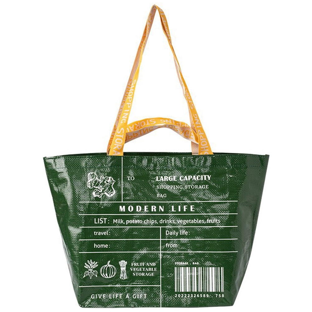 MUSEYA Reusable Nylon Grocery Bags Large Utility Tote Bag 1Pcs ...