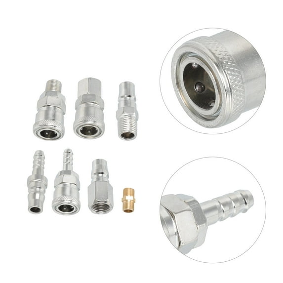 MUSEYA 25Pcs Durable Metal Trachea Connectors Sturdy Leak Proof Air ...