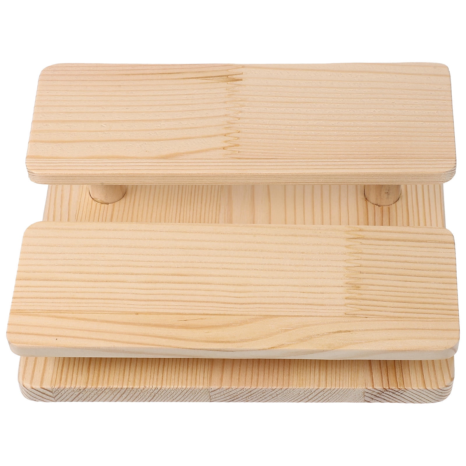 MUSEYA Small Display Stand Wood Display Collection Organizer Set for ...