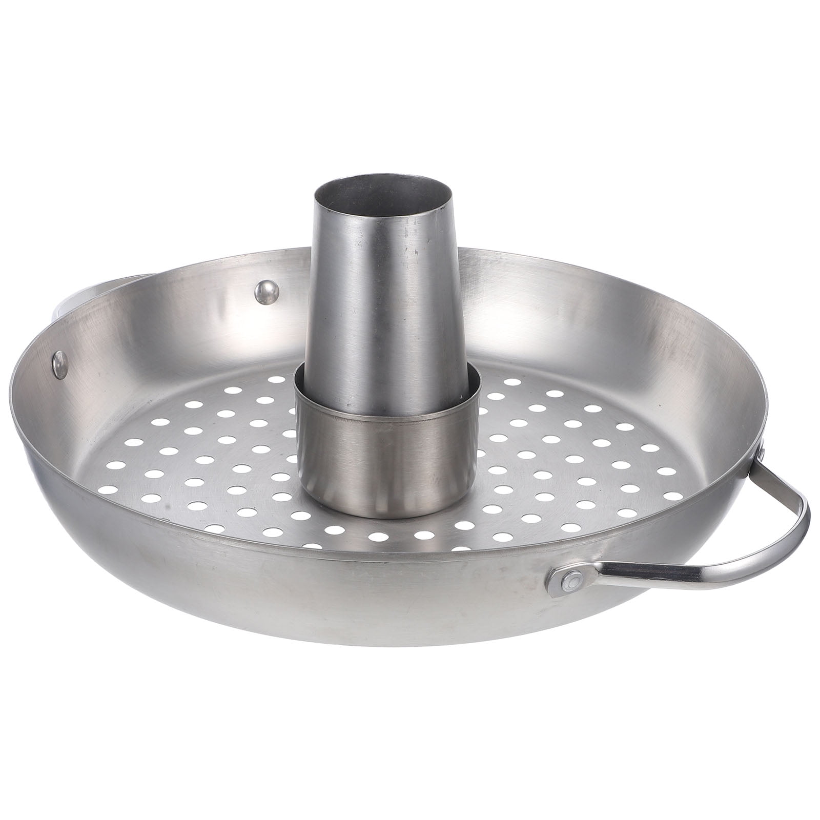 MUSEYA Stainless Steel Chicken Grill Rack with Fat Dripping for Home ...