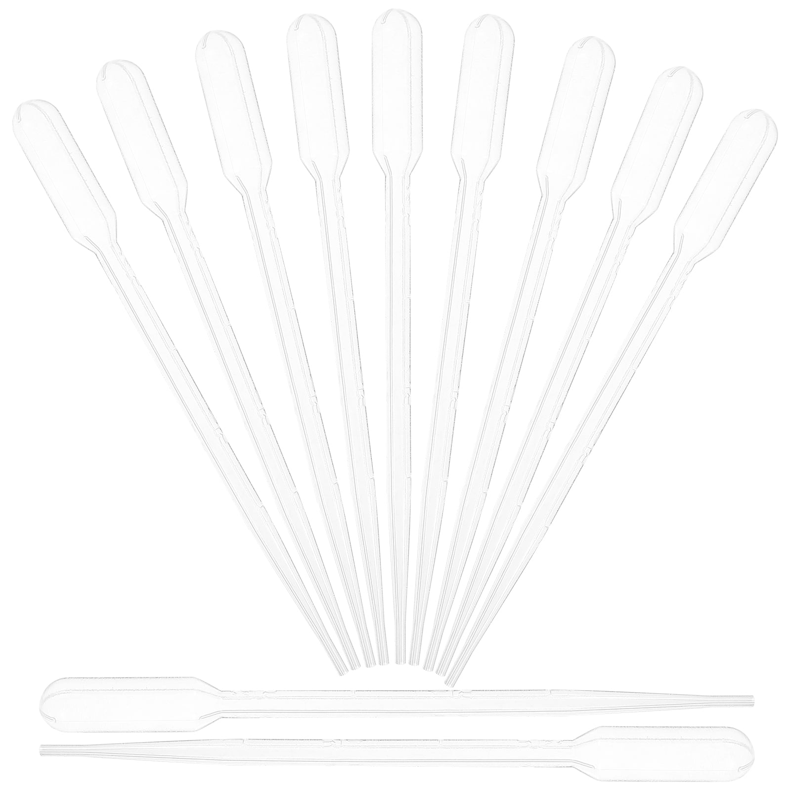 MUSEYA Transparent Plastic Transfer Pipettes for Liquid Use 2ml ...