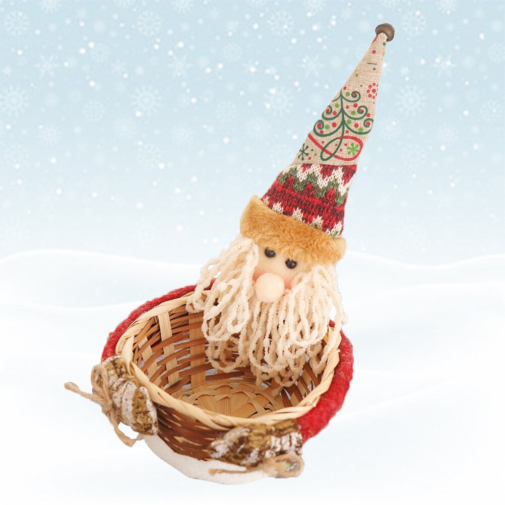 MUSEYA Wedding Candy Basket Multi Bamboo Candy Storage for Holiday ...