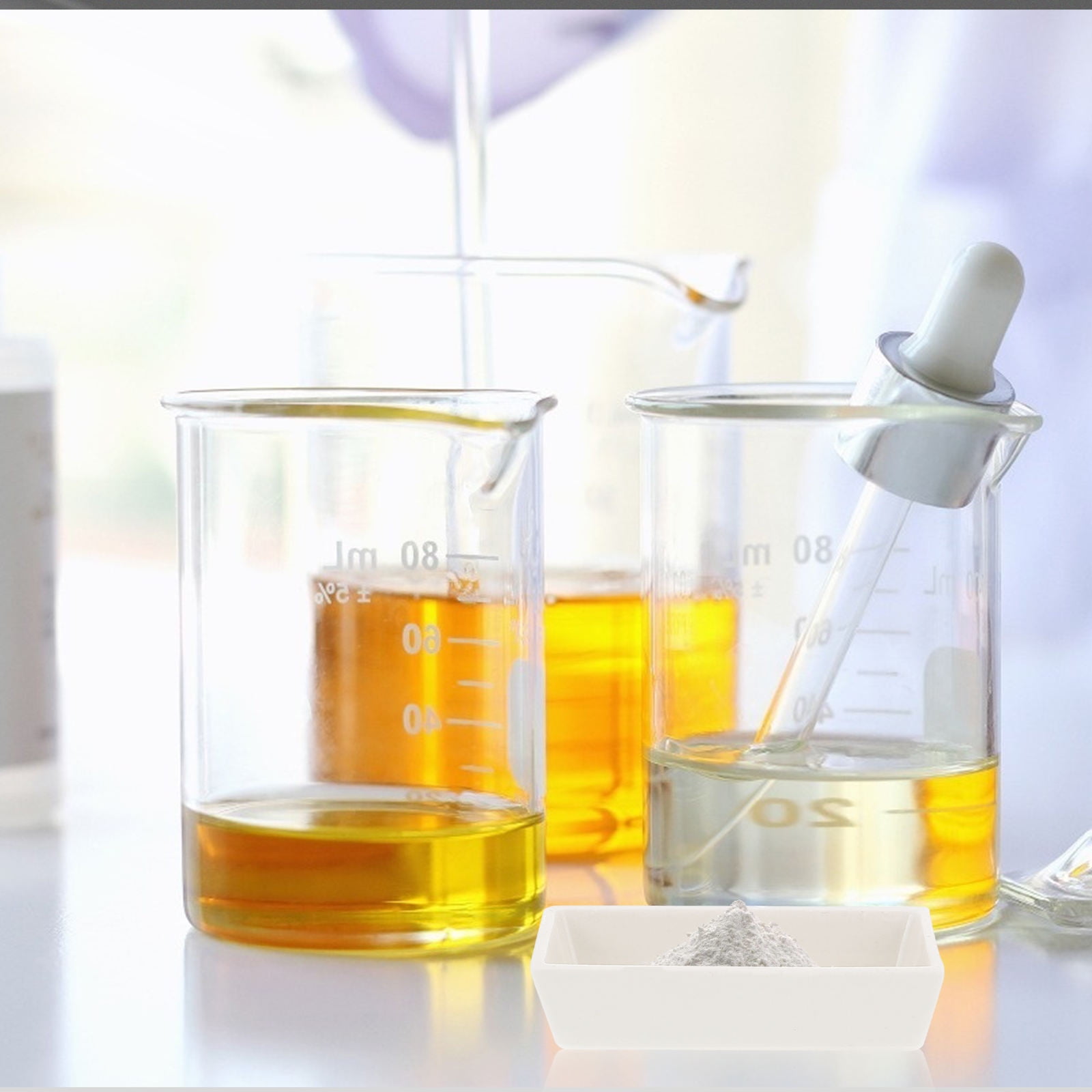 MUSEYA White Ceramic Sink Container for Laboratory Use with Quality 3 ...