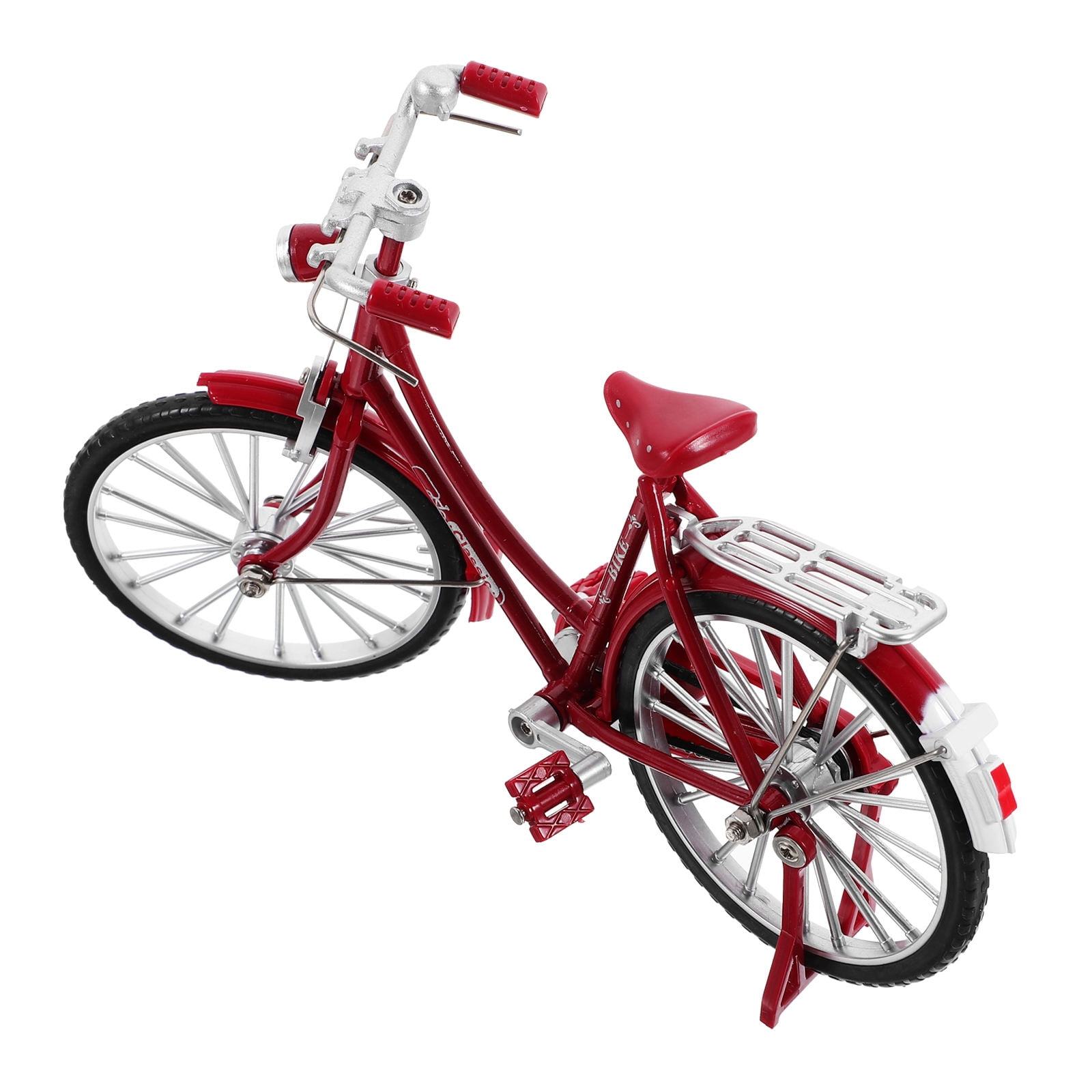 MUSEYA High Grade Red Bike Model 1 10 Scale Vintage Style Home Decor ...