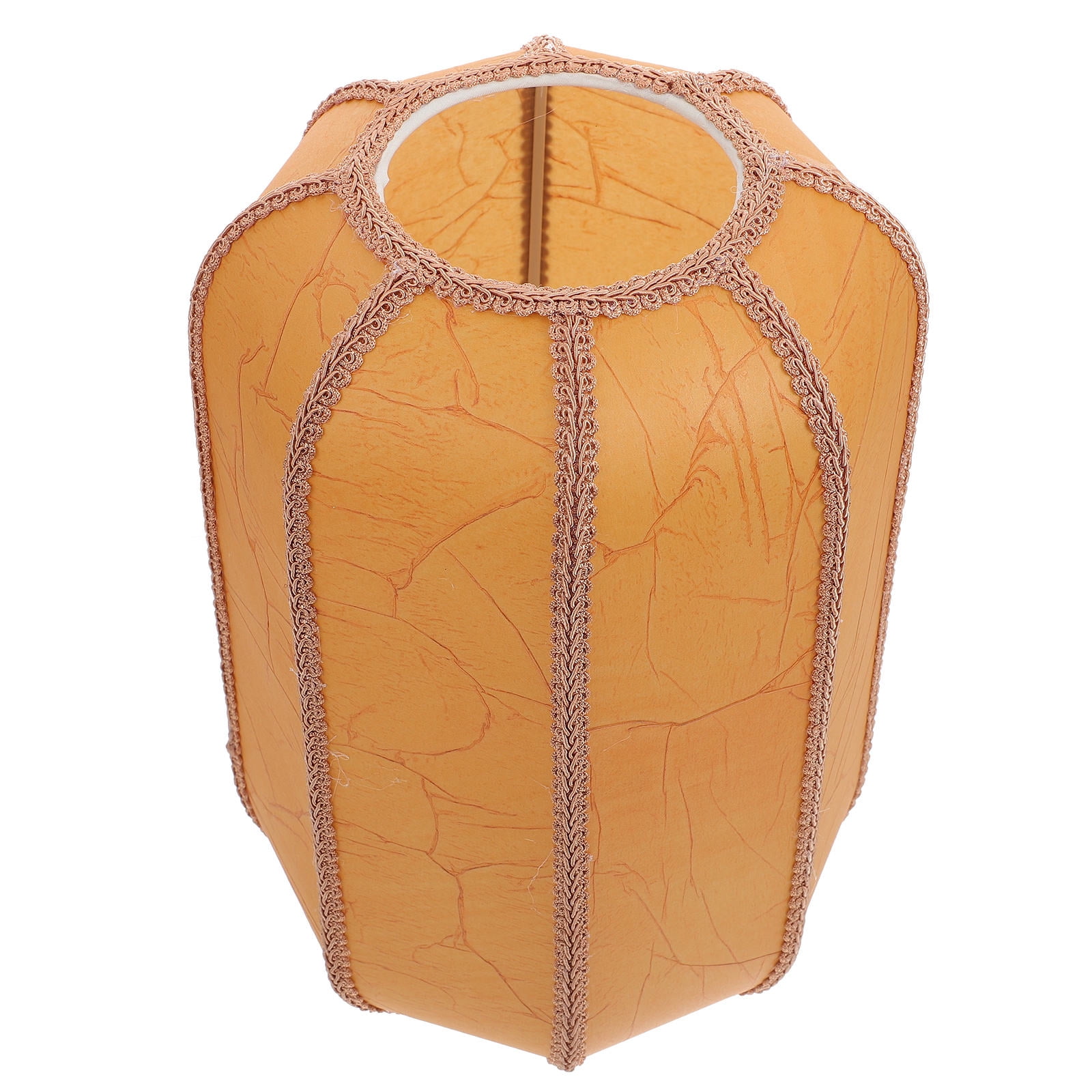 MUSEYA lantern style lamp shade lampshade cloth yellow 1Set enhances ...