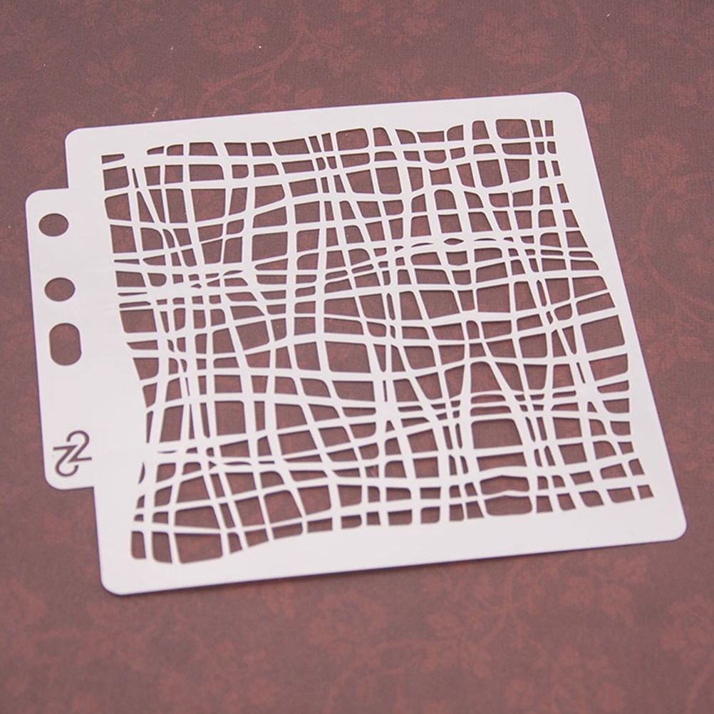 MUSEYA White Environmental Friendly Plastic Drawing Stencils for ...
