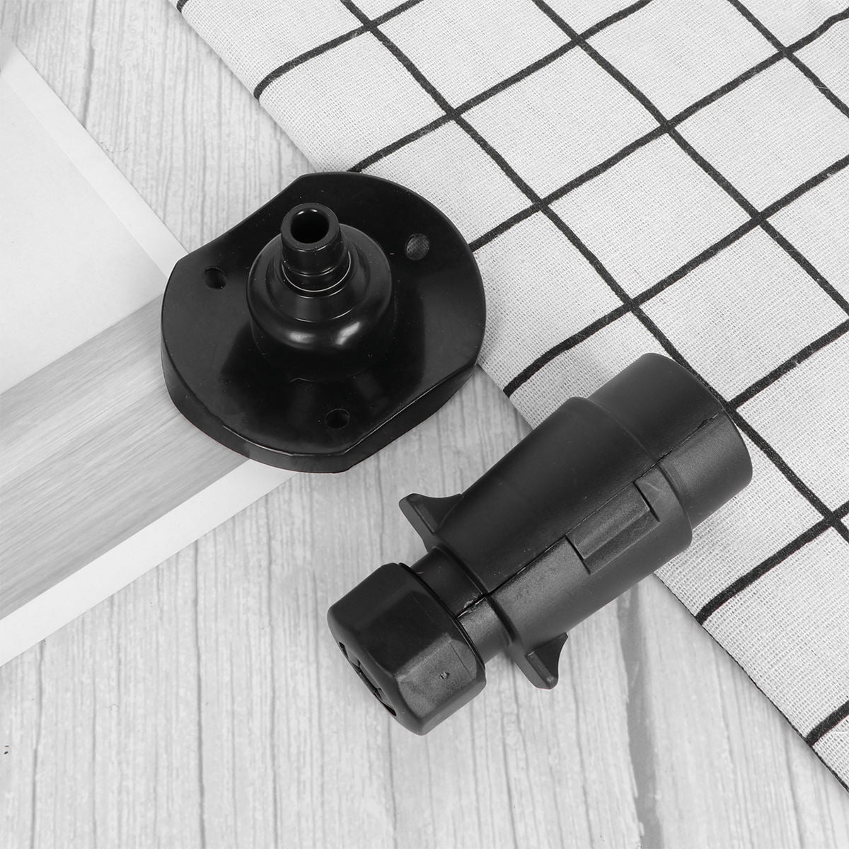 MUSEYA trailer connector kit Black Truck Trailer Connector for Non ...