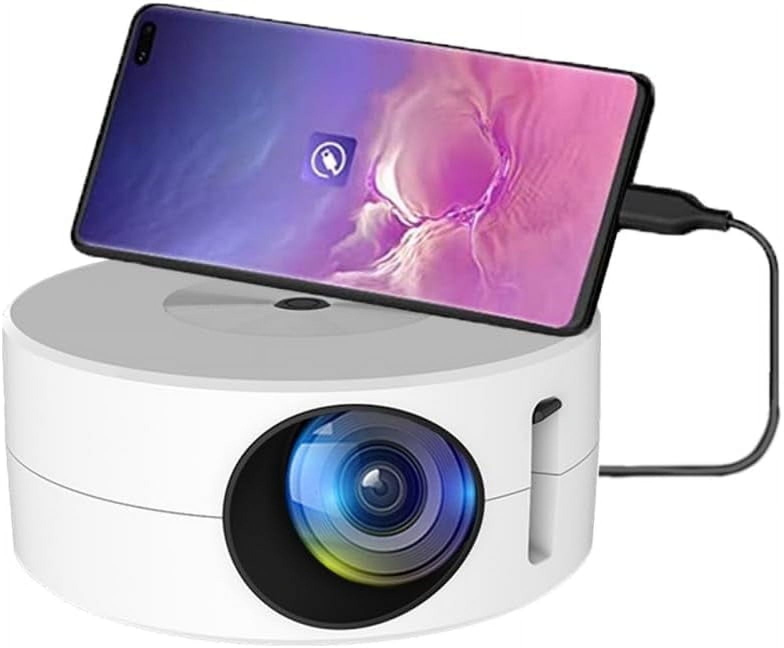 MUSICOZY Movie Portable Projector Low Noise Video Projector 1080p TV ...
