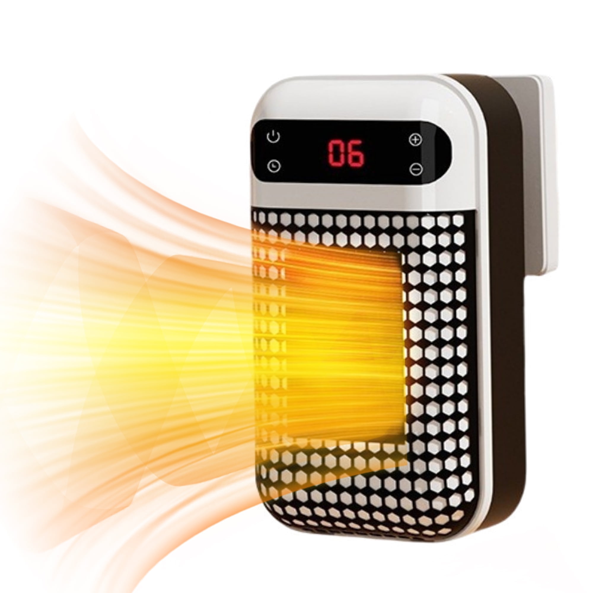 MUSICOZY Upgrade Smart Wall Space Heater 500W/800W Portable Electric ...