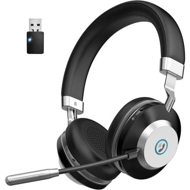 JLab GO Work Wireless On-Ear Headset, Gen 2, 55+ Hours USB-C Dongle ...