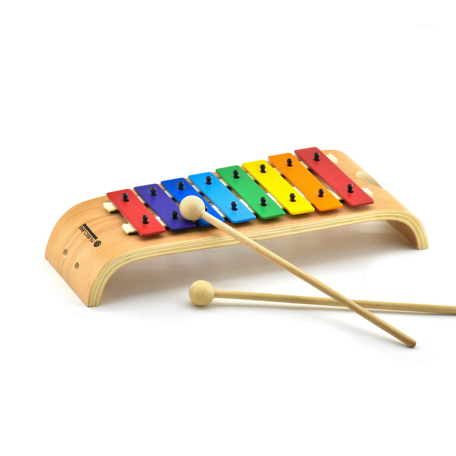 MUSICUBE Xylophone for Kids AIF9 Wood Xylophone with Music Instrument ...