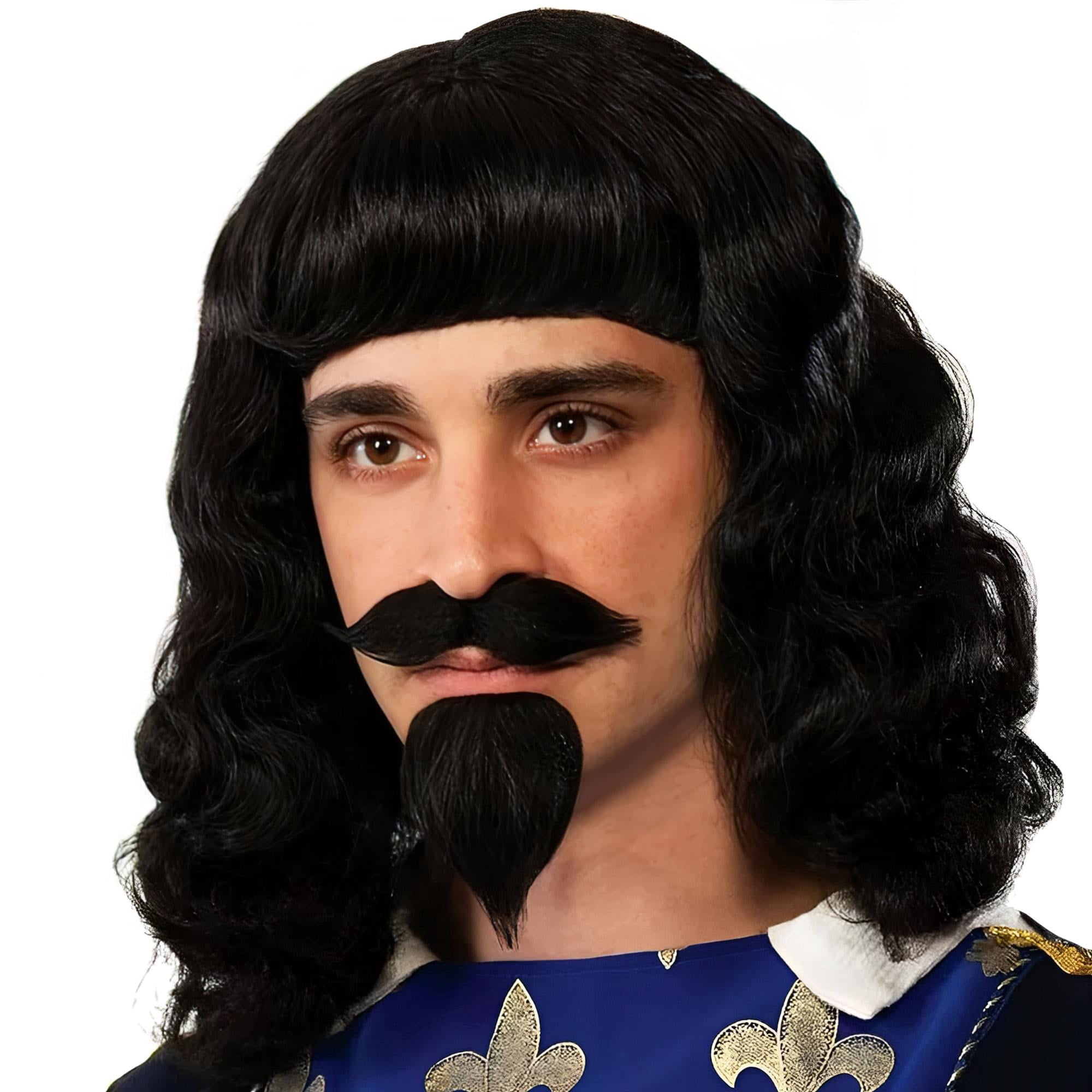 MUSKETEER-WIG/MOUSTACHE/GOATEE - Walmart.com