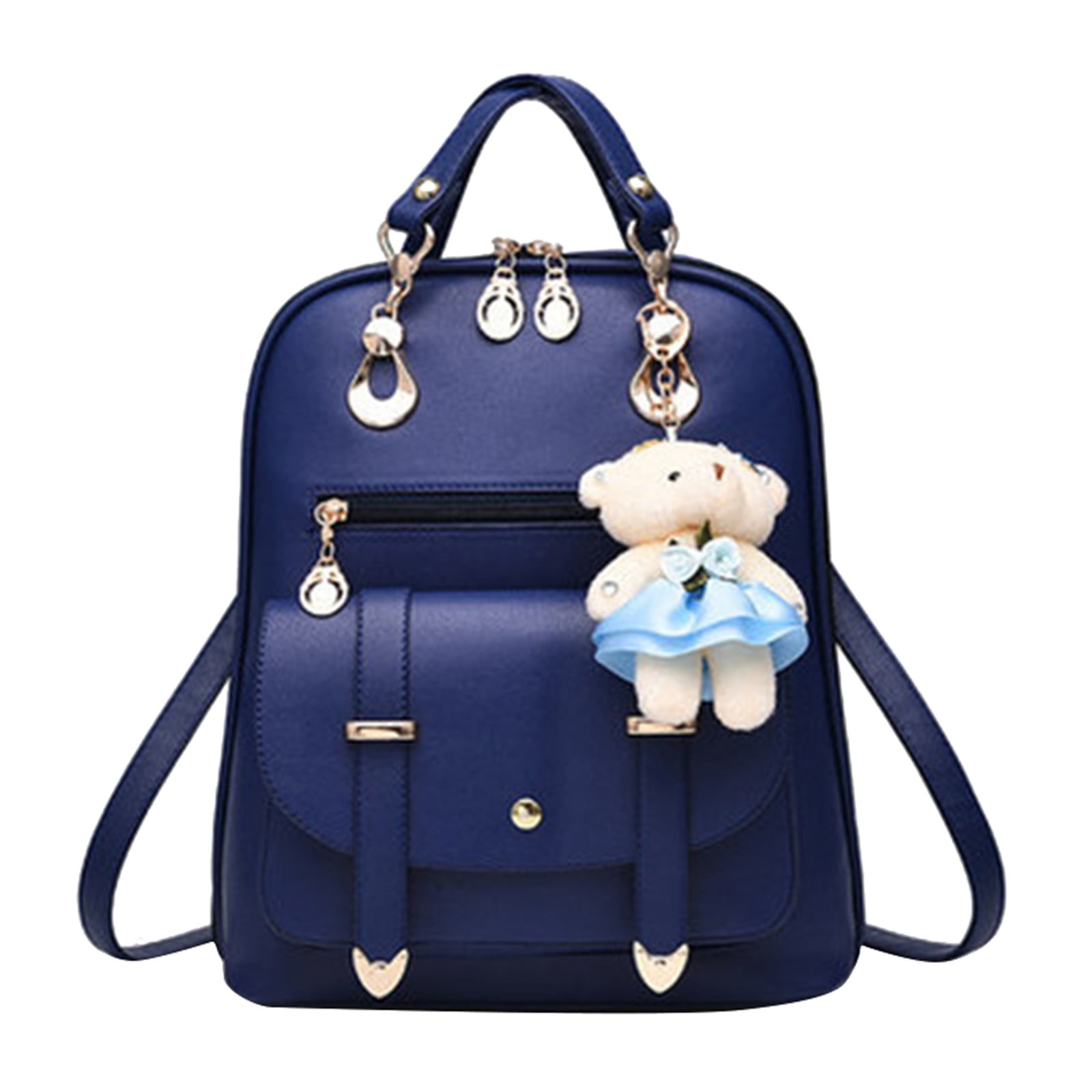 MUSOIE Backpack Purse for Women Fashion Ladies PU Leather Convertible ...
