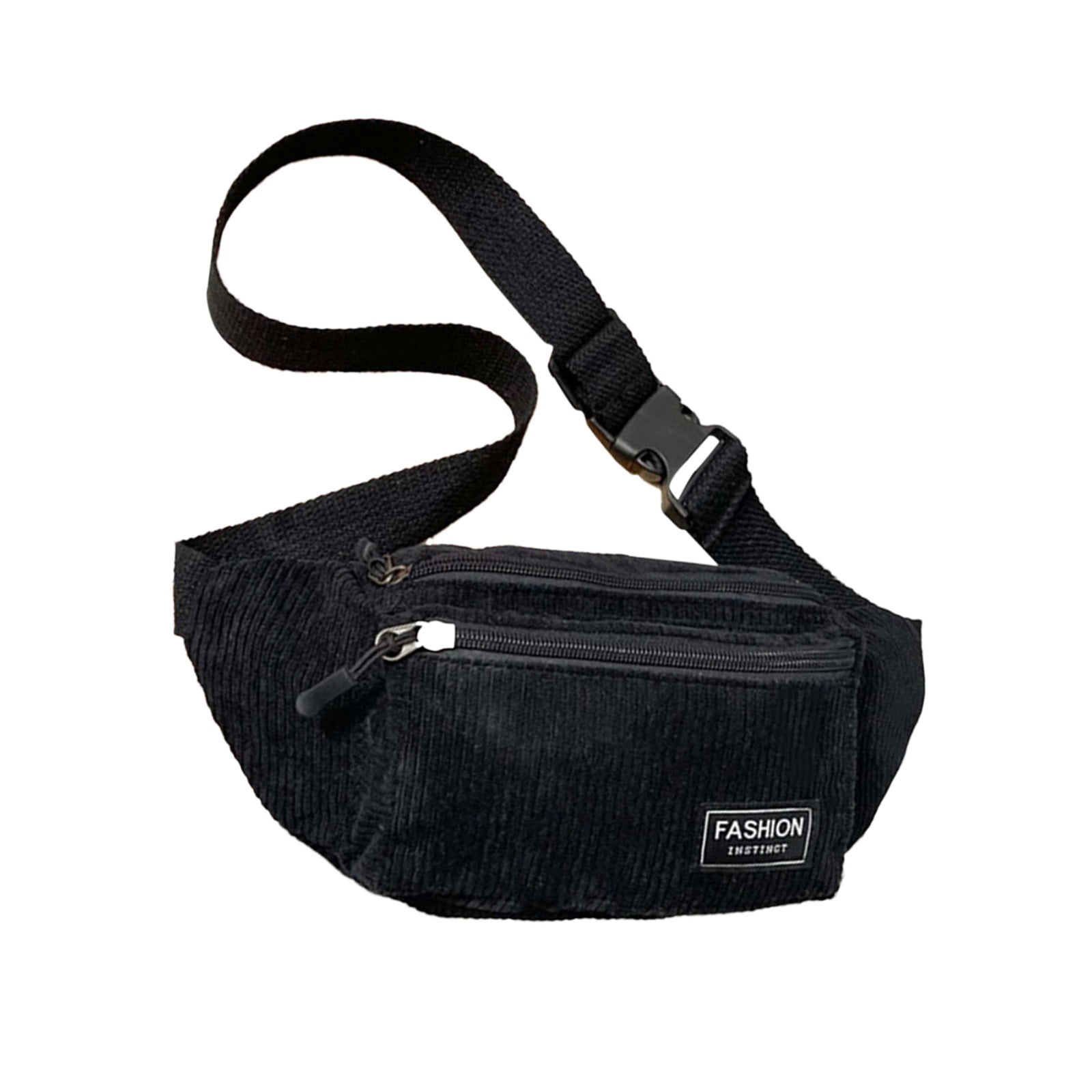 MUSOIE Crossbody Bag Fanny Pack for Women Men Corduroy Waist Pack Chest ...