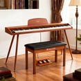 MUSTAR 88-Key Semi Weighted Digital Piano Electric Dual Keyboards with ...